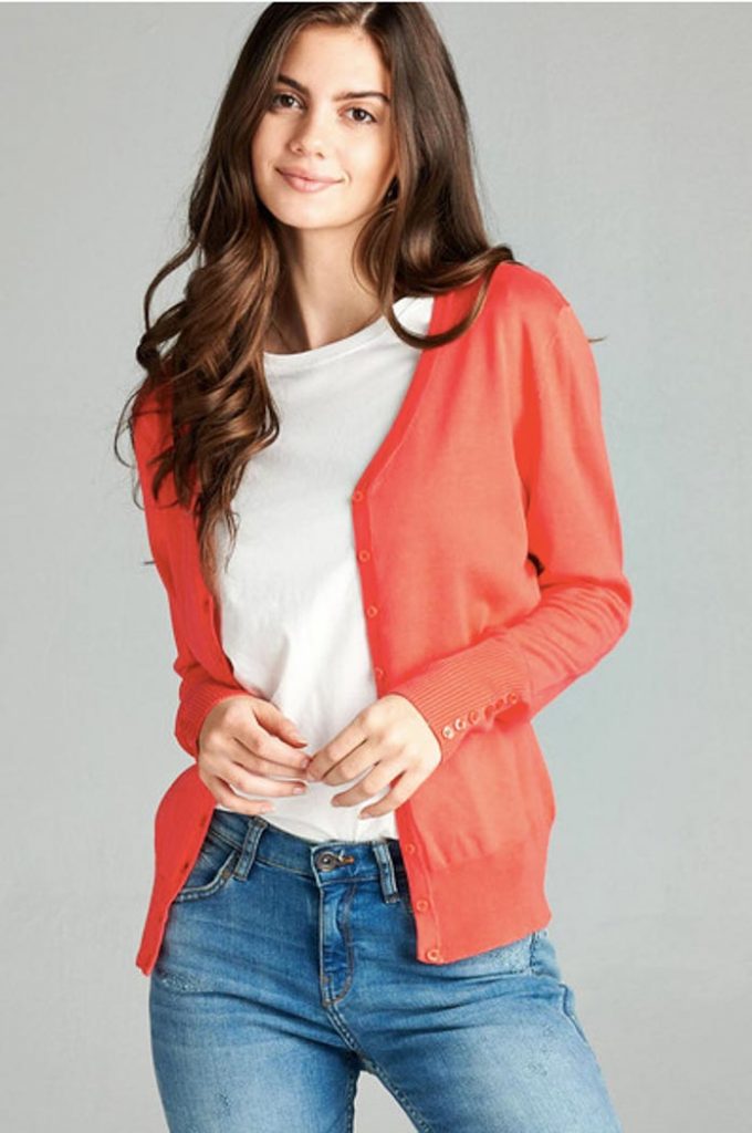 Coral Cardigan | WardrobeMag.com