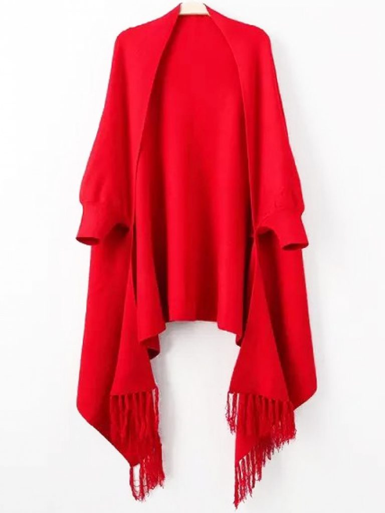 Red Poncho | WardrobeMag.com